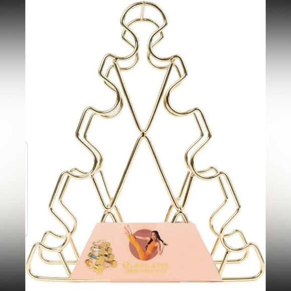 Blogilates | Other | Blogilates 4tier Weight Rack Gold | Poshmark